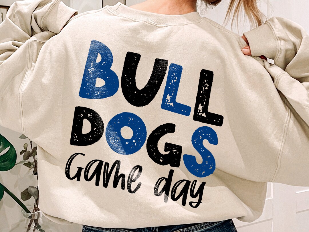 Bulldogs Game Day Distressed Png , Bulldogs Lightning Design, Bulldogs ...