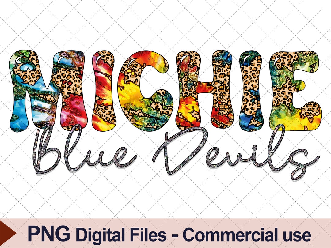 Michie Blue Devils Png, Michie Blue Devils Design, Michie Blue Devils ...