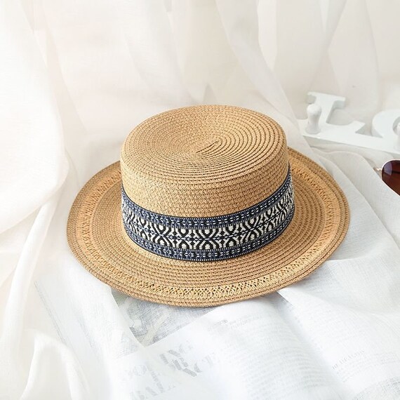 Flat Brim Straw Hats