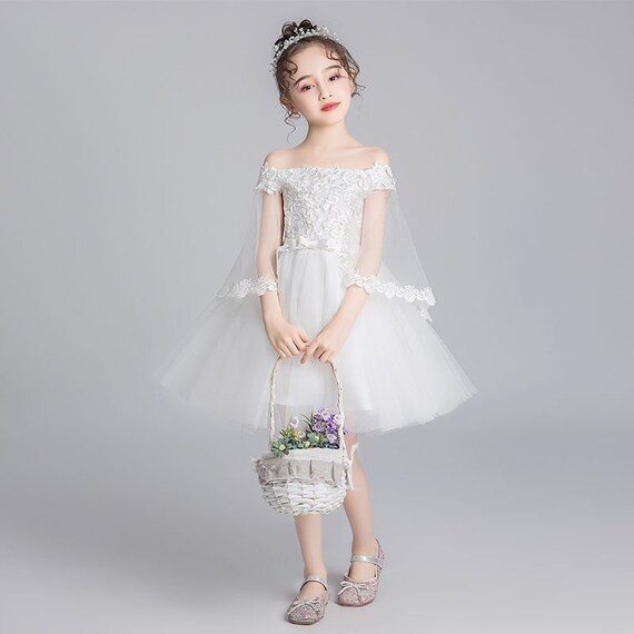 White Princess Dresses For Girls