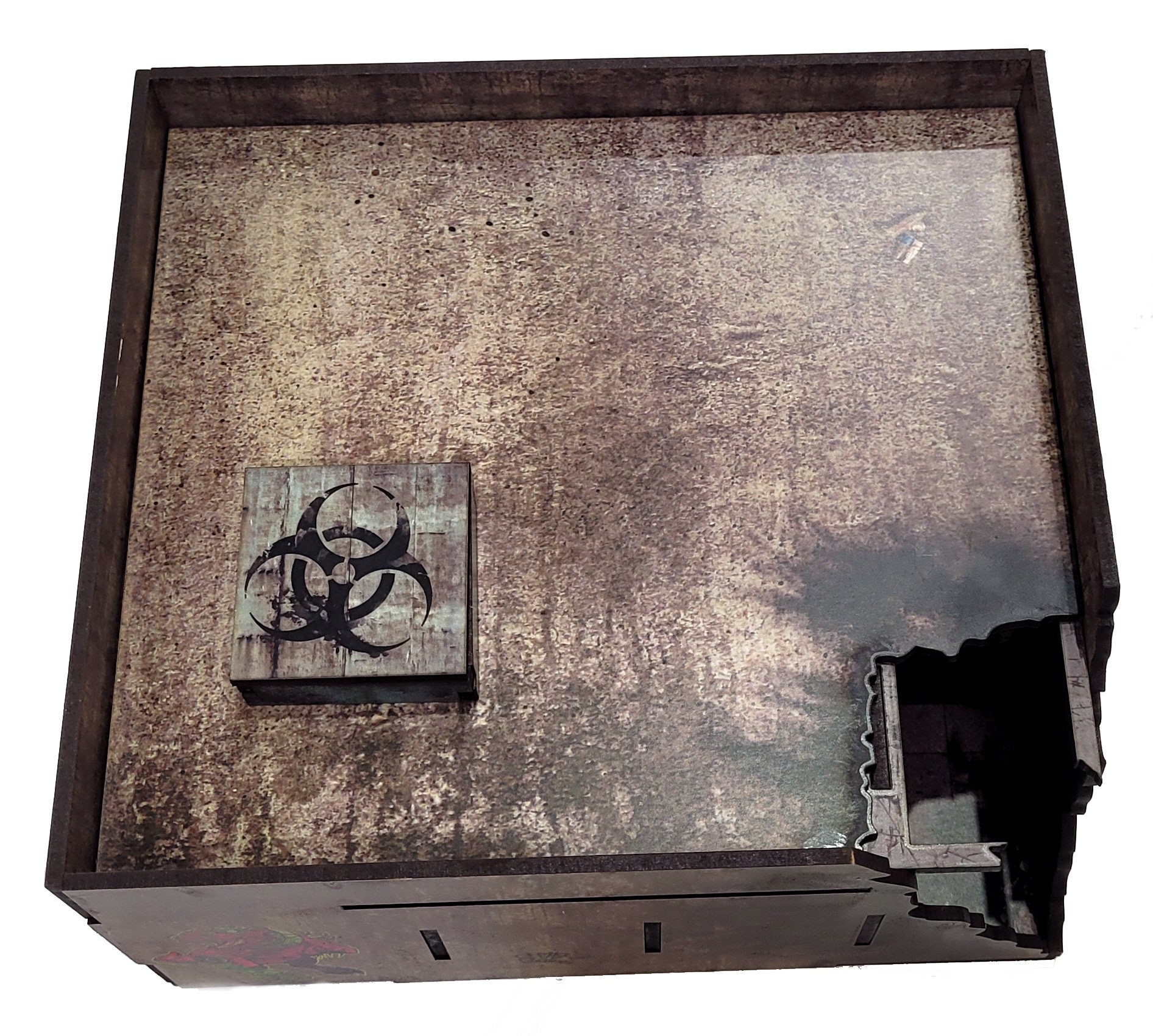 MDF 28mm Scale Pre Printed Urban Decay Police Station Warhammer ...