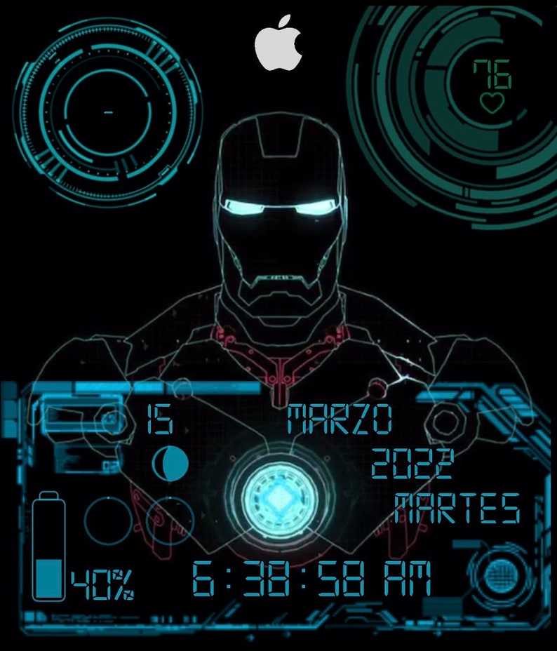 Iron Man Apple Watch Faces With Movement - Etsy