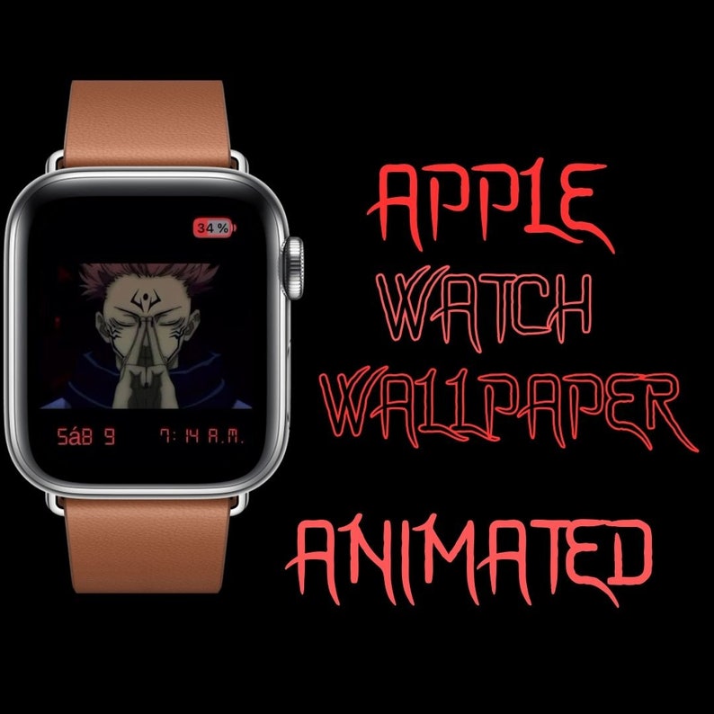Sukuna Jujutsu Kaisen Apple Watch Faces With Movement - Etsy