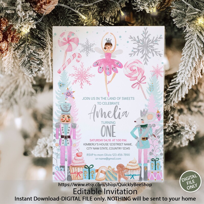 Nutcracker Invitation - Etsy