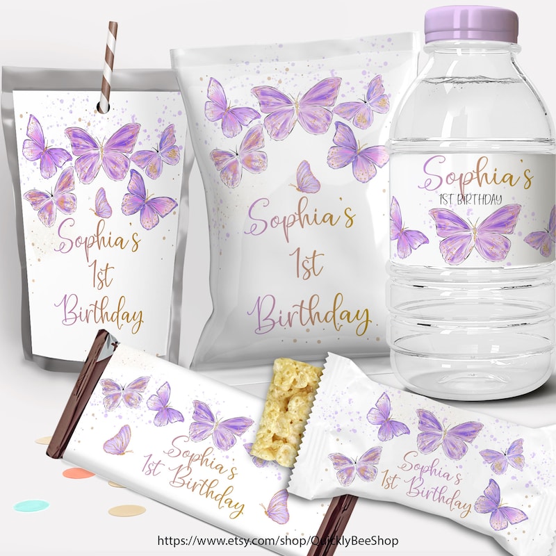 Butterfly Label - Etsy