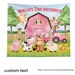 EDITABLE Farm Birthday Party Bundle, Digital Template, Farm Theme ...
