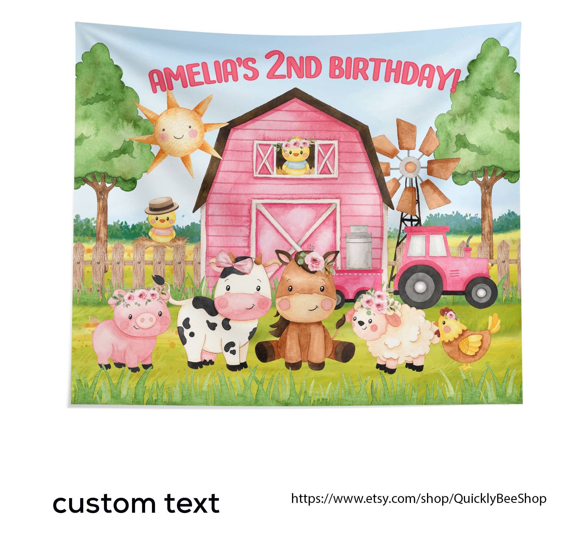EDITABLE Farm Birthday Party Bundle Digital Template Farm - Etsy