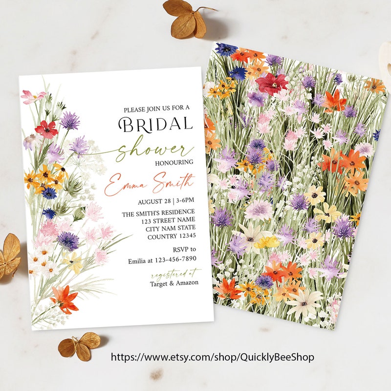 Meadow Invitation - Etsy
