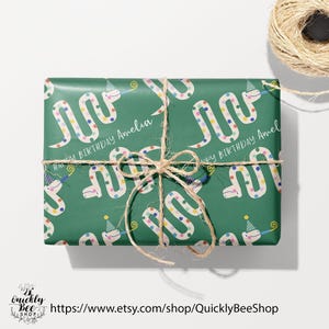 Snakes Gift Wrap, Reptile Wrapping Paper, Snake Lover Gift, Quality All ...