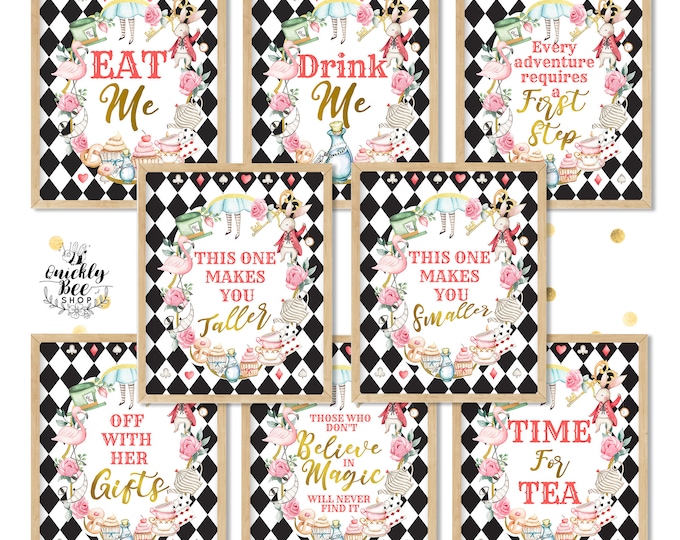 Alice in Wonderland, Alice in Wonderland Decor, Disney Decor, Disney ...