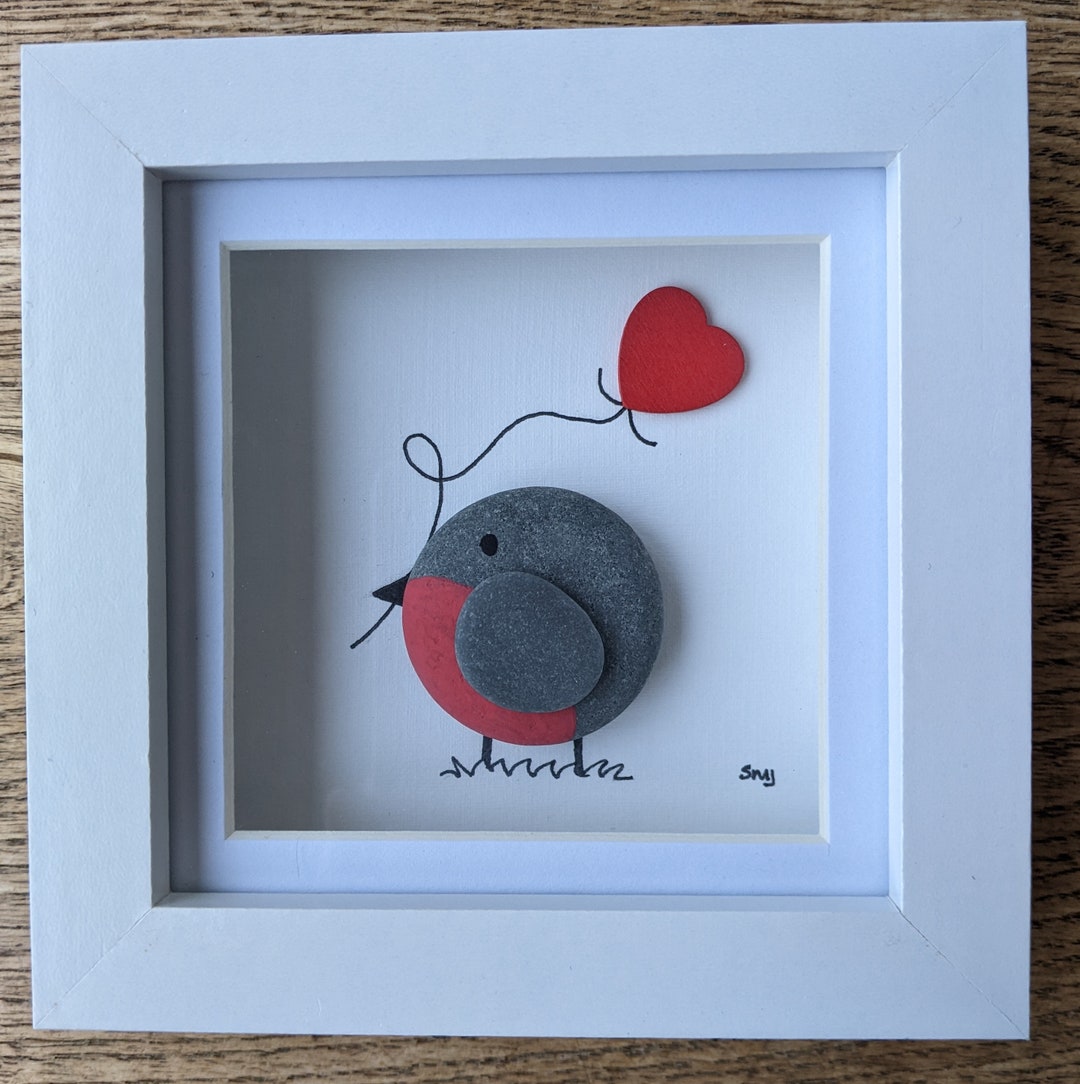 Mini Frame: Robin With Balloon - Etsy