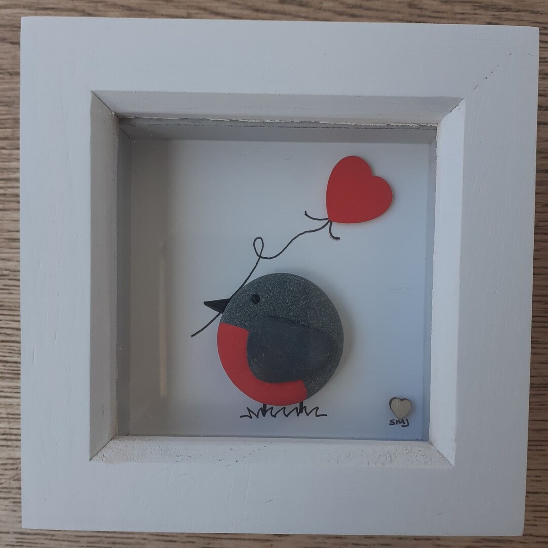 Mini Frame: Robin With Balloon - Etsy
