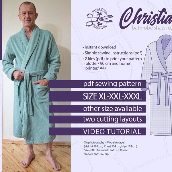 Boy Robe Pattern - Etsy