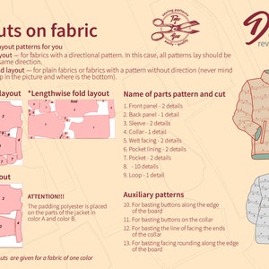 Reversible Jacket Sewing Pattern. Indie DIY Women Tamarack Jacket, Size ...