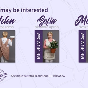 Chef Apron Pattern Full Apron Pattern Indie Sewing Pattern Evan Apron ...