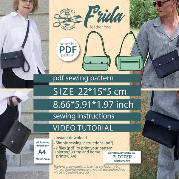 Cross Body Bag Pattern - Etsy