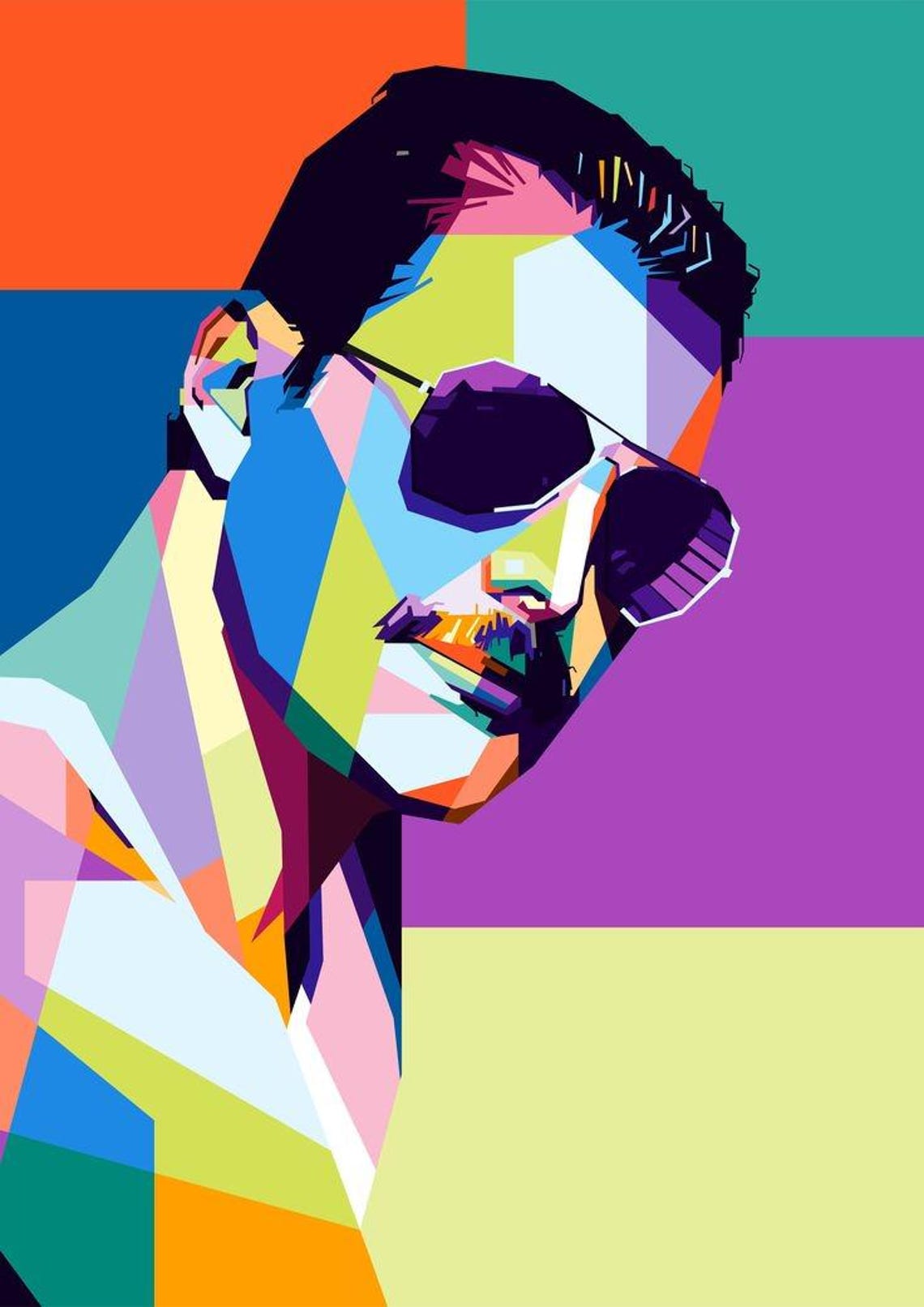 Freddie Mercury Cross Stitch Pdf Pattern - Etsy