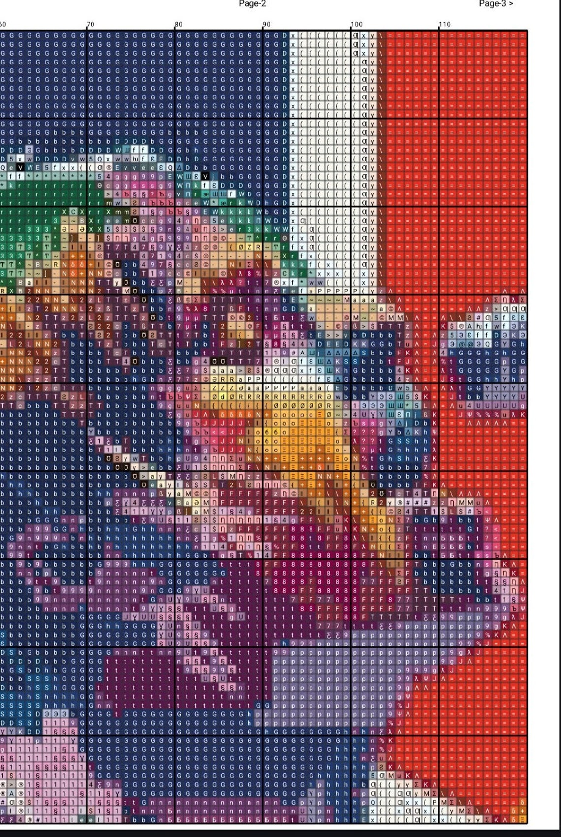 Oasis Cross Stitch Pdf Pattern - Etsy