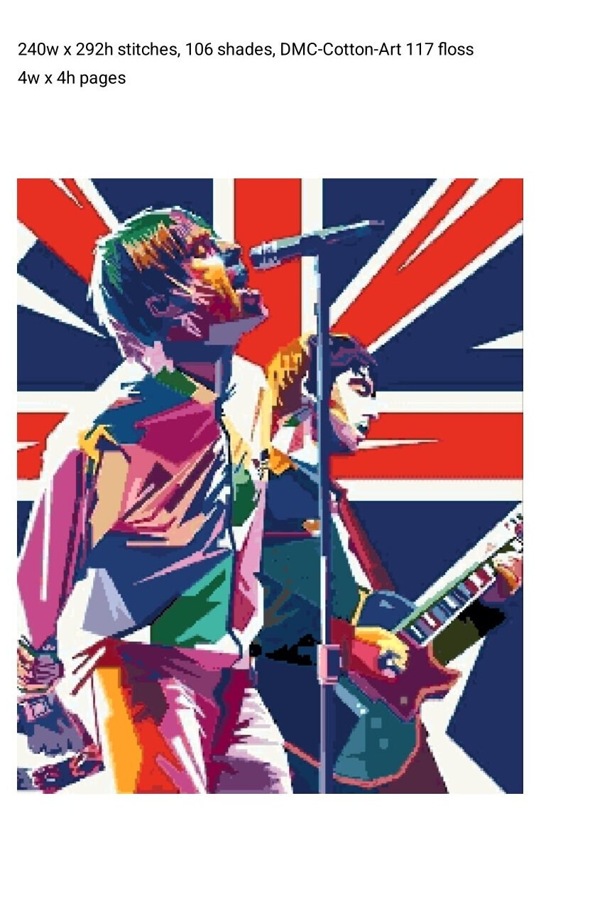 Oasis Cross Stitch Pdf Pattern - Etsy