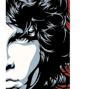 Jim Morrison the Doors Cross Stitch Pdf Pattern - Etsy