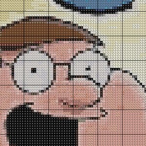 Family Guy Cross Stitch Pdf Pattern - Etsy