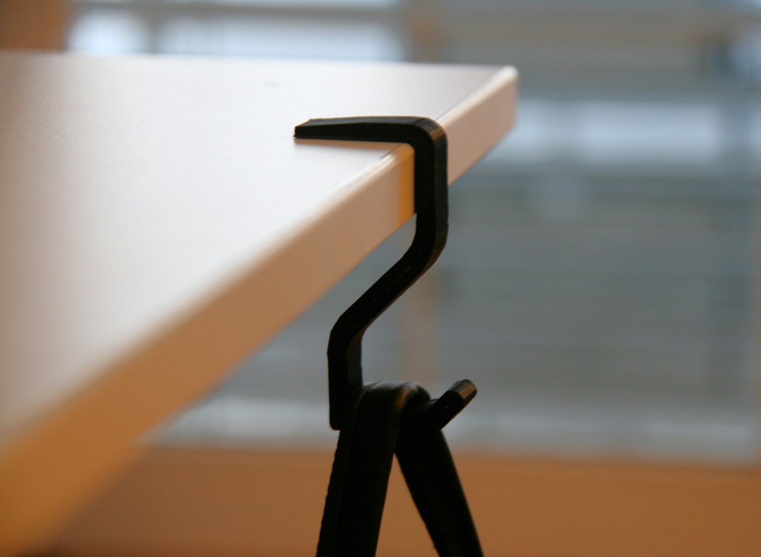 Table Hook - Office Bracket - Tabletop Wallet Hanging - Pocket Hanger ...