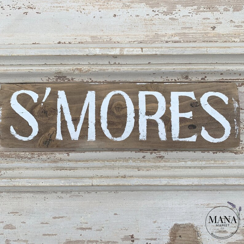 Printable S'more Sign SVG, S'more Station Sign, S'mores Digital ...