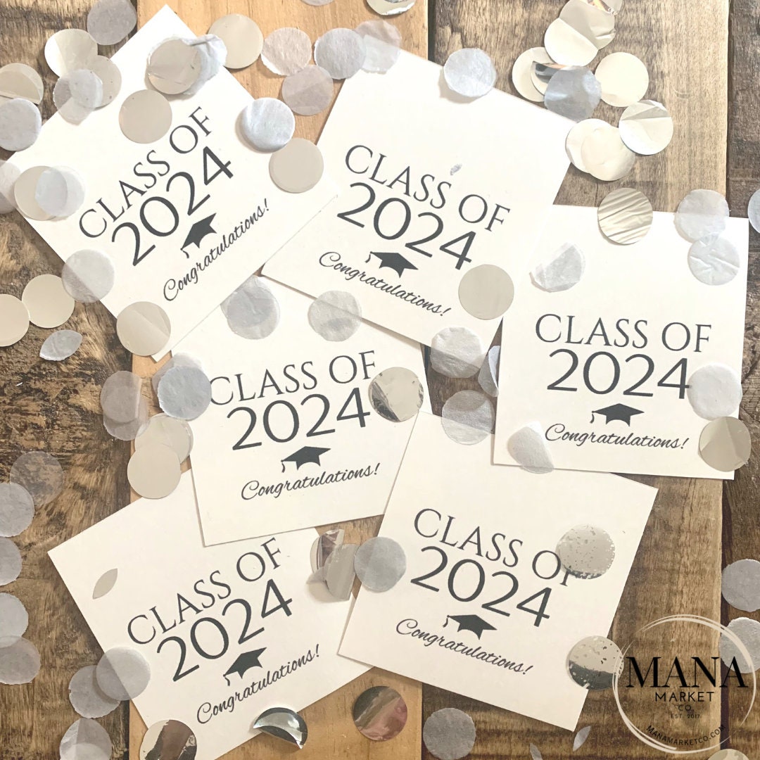 Class of 2024 Graduation Tags Instant Download Graduation Tags ...