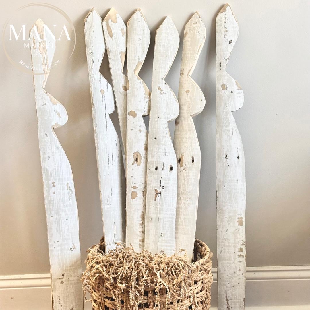 Easter Decorations for Front Porch Rustic Bunny Decor Farmhouse Style ...