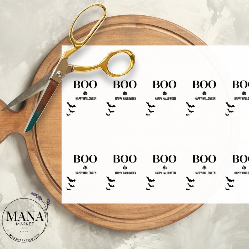 Halloween Favor Tag Printable Halloween Tags Boo Tags Printable ...