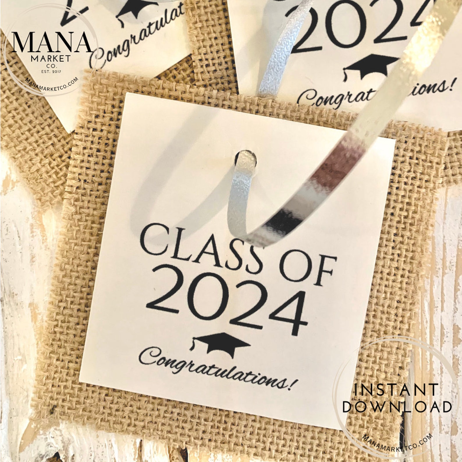 Class of 2024 Graduation Tags Instant Download Graduation Tags ...