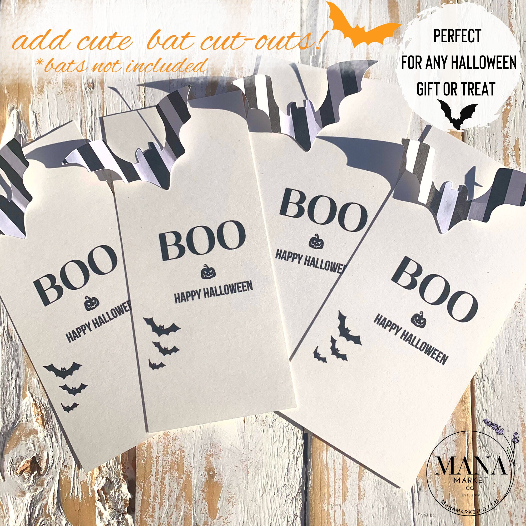 Halloween Favor Tag Printable Halloween Tags Boo Tags Printable ...