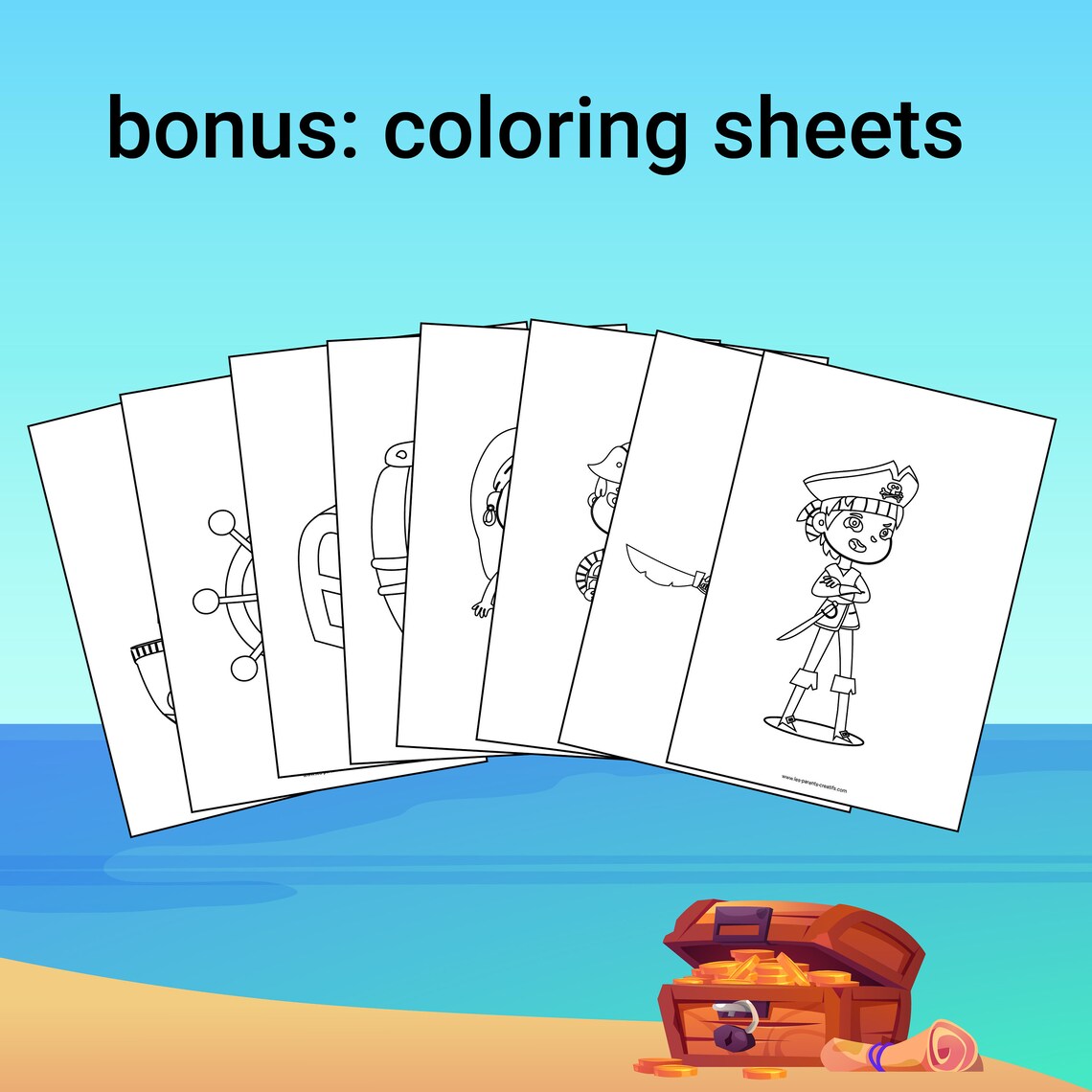 Pirate Treasure Hunt - Age 4-6 - for Kids - Printable Game - Indoor or ...