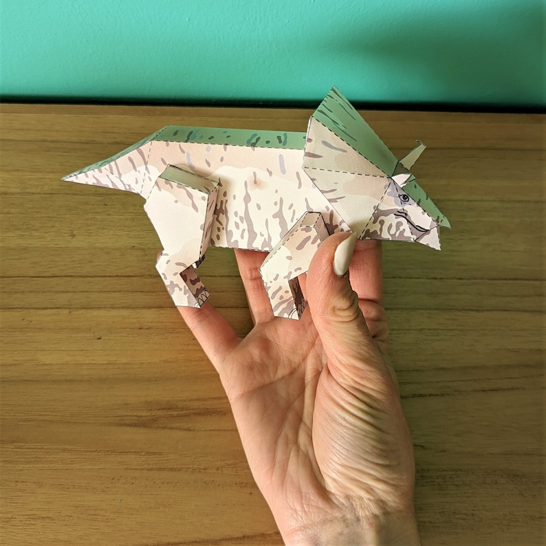 8 Dinosaurs 3d Papercraft Template / DIY Paper Dinosaurs / Origami ...