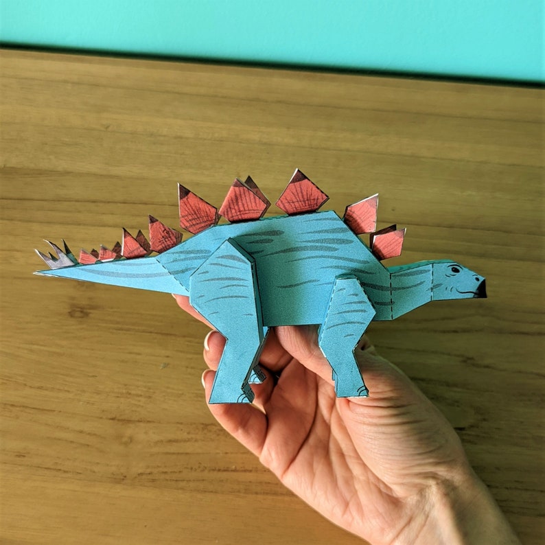 8 Dinosaurs 3d Papercraft Template / DIY Paper Dinosaurs / Origami ...