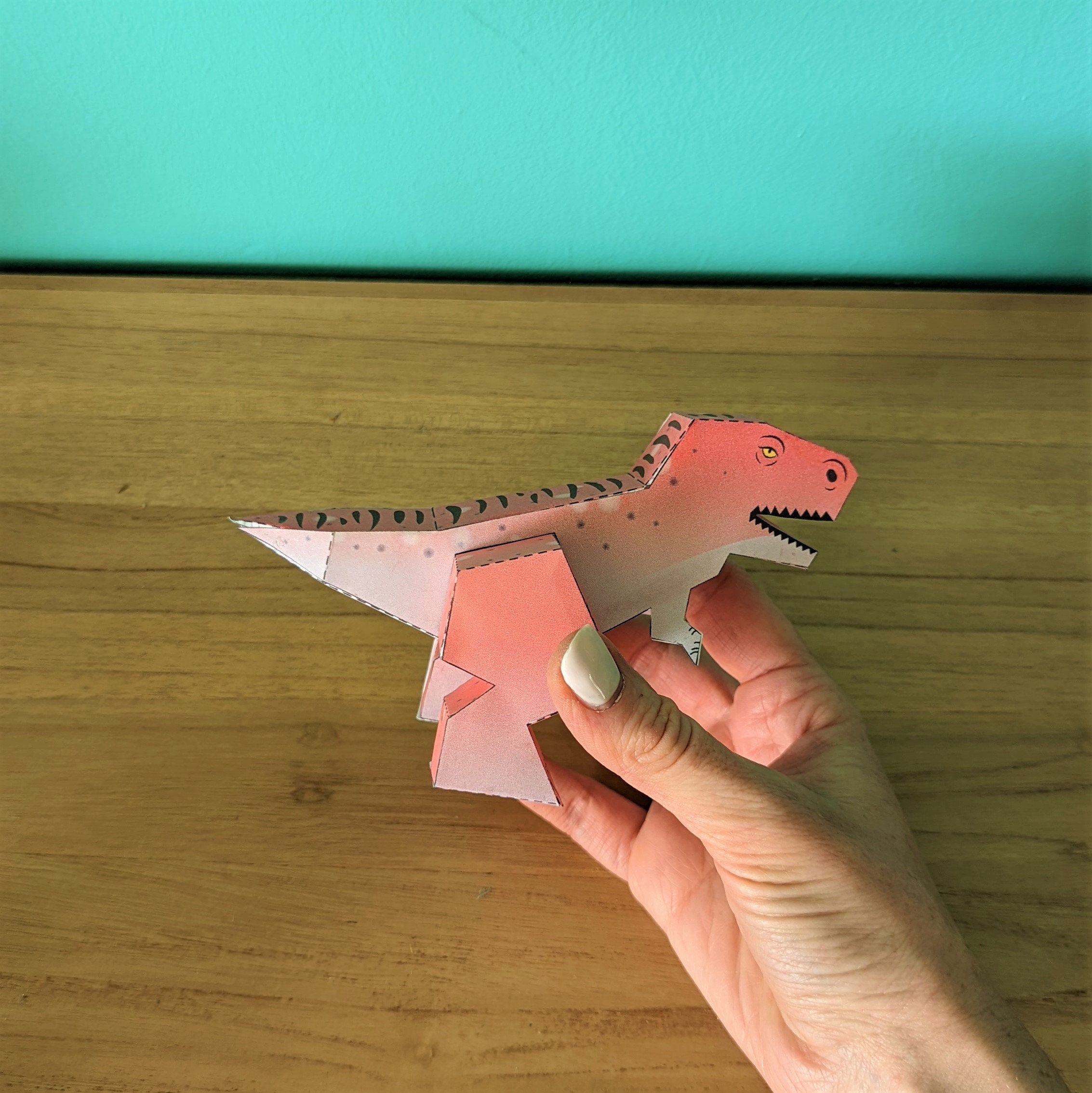 8 Dinosaurs 3d Papercraft Template / DIY Paper Dinosaurs / Origami ...