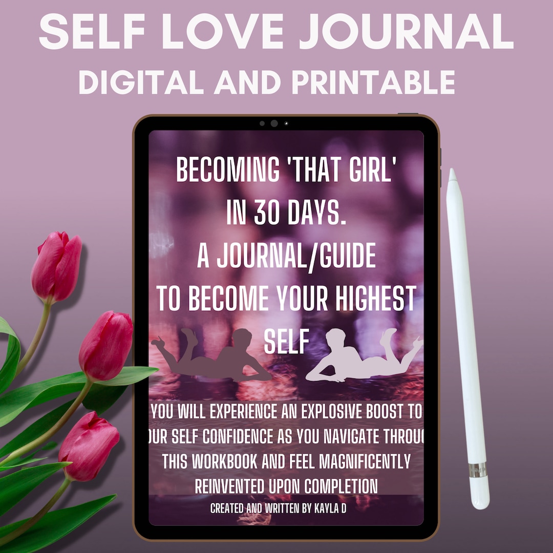 Self Love Workbook |self Love Journal, Self Love Worksheet, Self Love ...