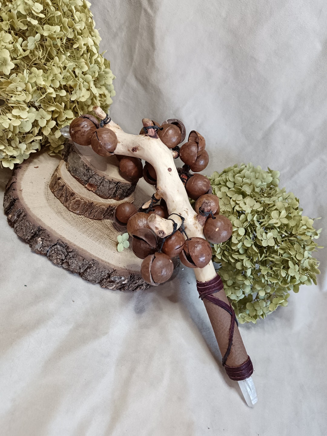 Shamanic Rattle, Talking Stick, Magic Wand, Healing Stick, Shamanic ...