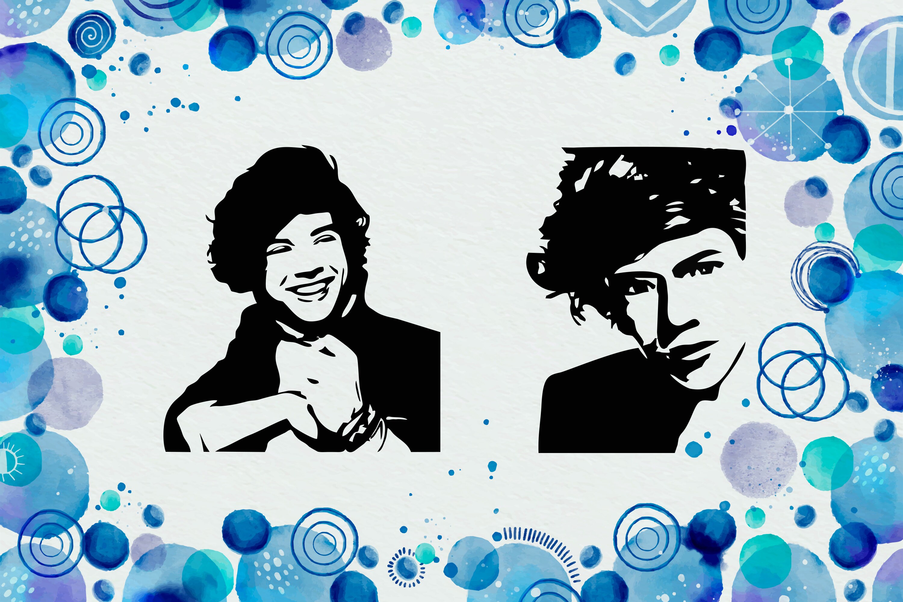 One Direction Logo Stencil