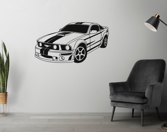 Mustang Wall Silhouette - Etsy