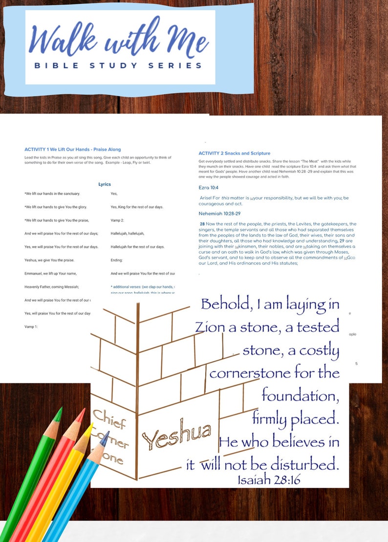 Nehemiah - Building a Life on His Word, Includes a Isaiah 28:16 ...