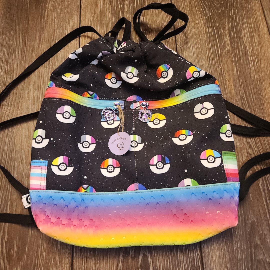 Cartoon Drawstring Bags - Etsy