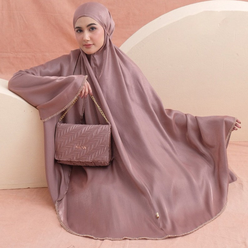 Muslim Prayer Dress Shimer Amora Series /islamic Prayer Dress / Islamic ...