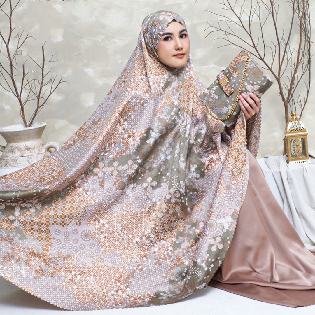 Muslim Prayer Dress Lafaya Series /islamic Prayer Dress / Islamic ...