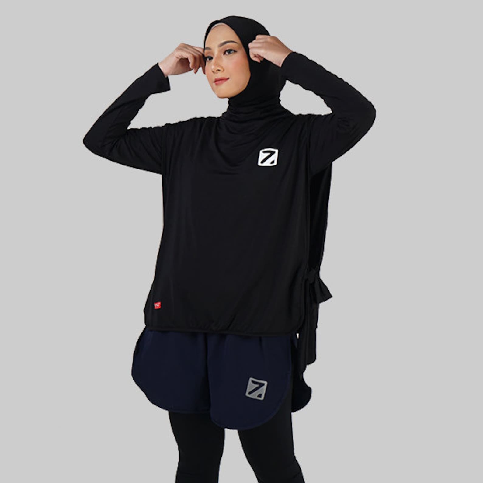 Outer Sport Hijab With Rope Variations Ghasra Series | Instant Hijab ...