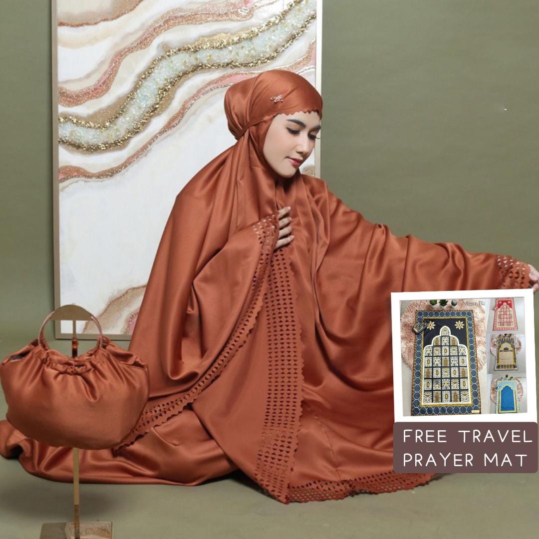 Muslim Prayer Dress FREE Travel Prayer Mat / Islamic Prayer Clothes ...