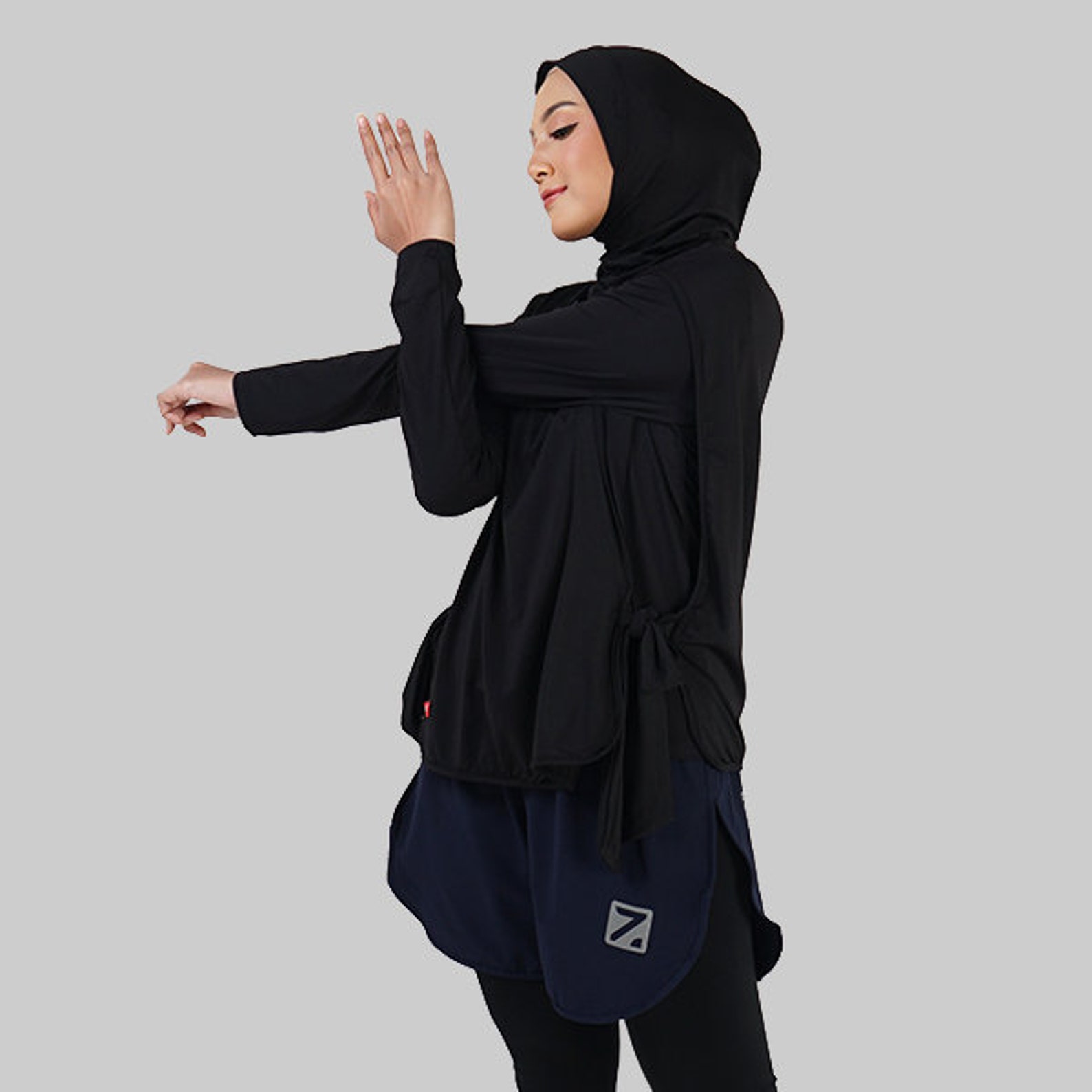Outer Sport Hijab With Rope Variations Ghasra Series | Instant Hijab ...