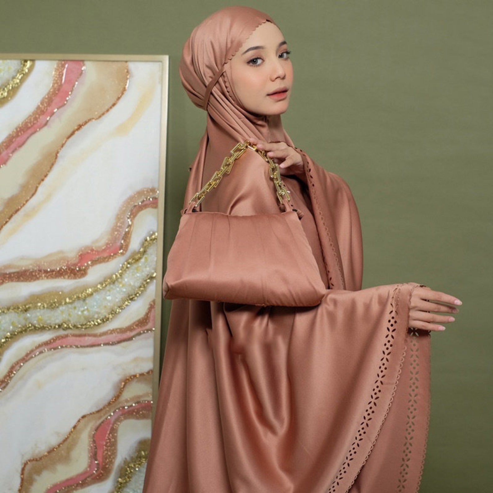 Muslim Prayer Dress for Women 2IN1 Aleena Series / Islamic Prayer Dress ...