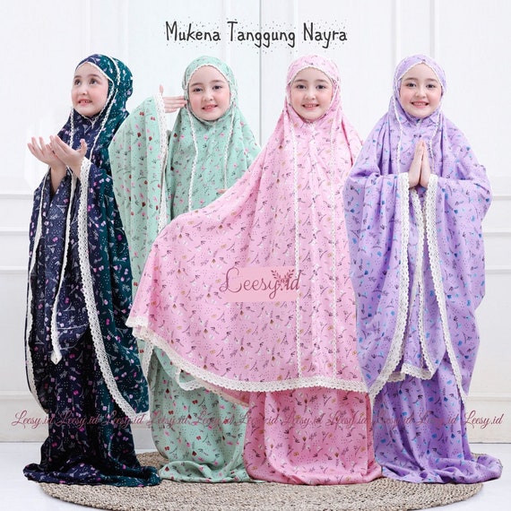 Muslim Prayer Dress for Kids Girls / Islamic Prayer Dress / - Etsy