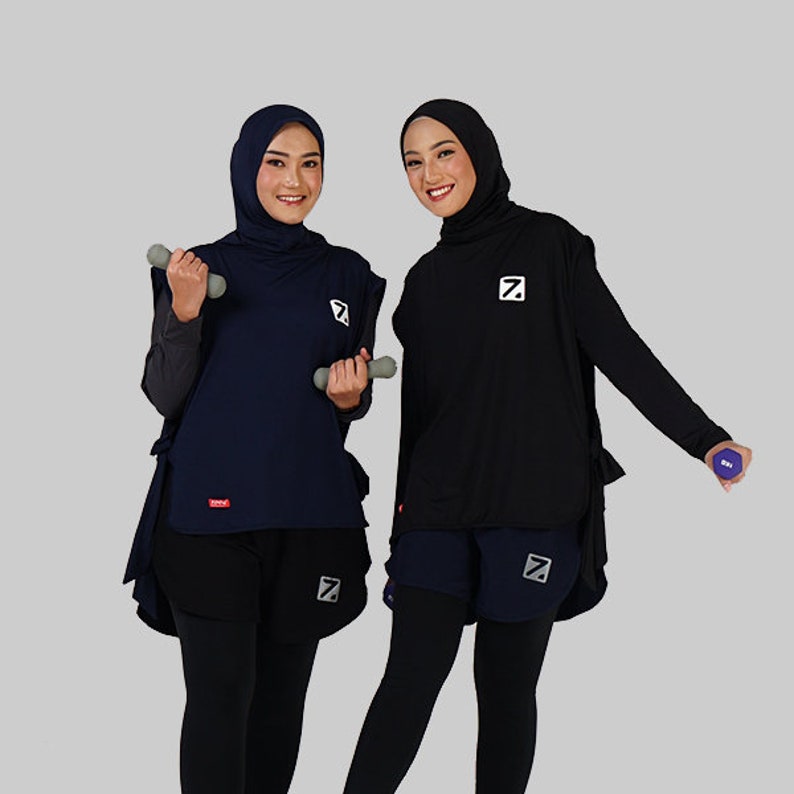 Outer Sport Hijab With Rope Variations Ghasra Series | Instant Hijab ...